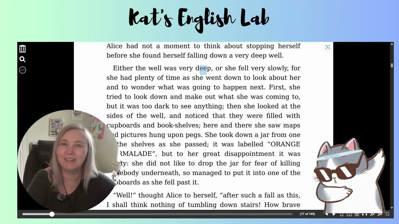 Чтение #6. Алиса в стране. Немного грамматики, новые слова, произношение, интонация