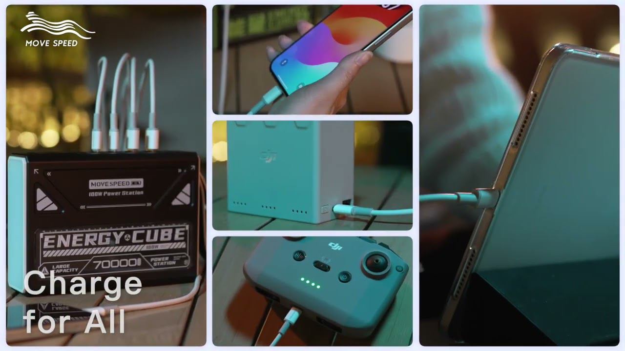 Внешний аккумулятор MOVESPEED Z70 Pro, 70000 мАч, 100 Вт