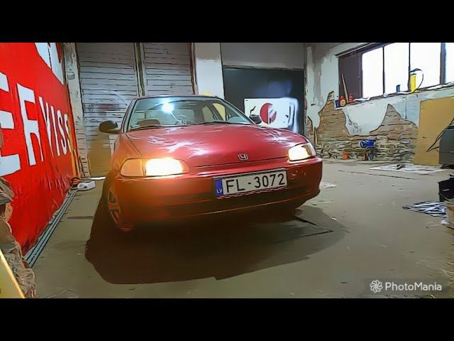 Black Headlights for Honda Civic 5 Gen (1992)