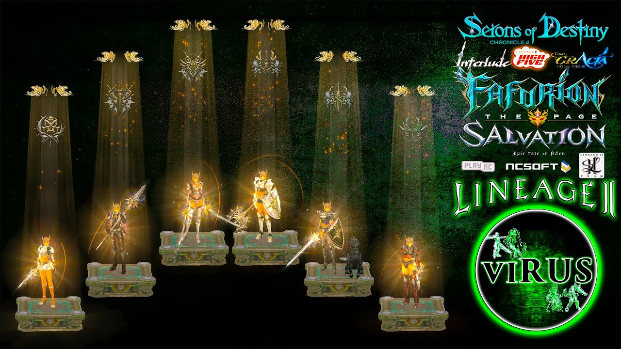 New NPC Hero FFighter with Effects and Logo. LINEAGE II. C4-Gracia ◄√i®uS►