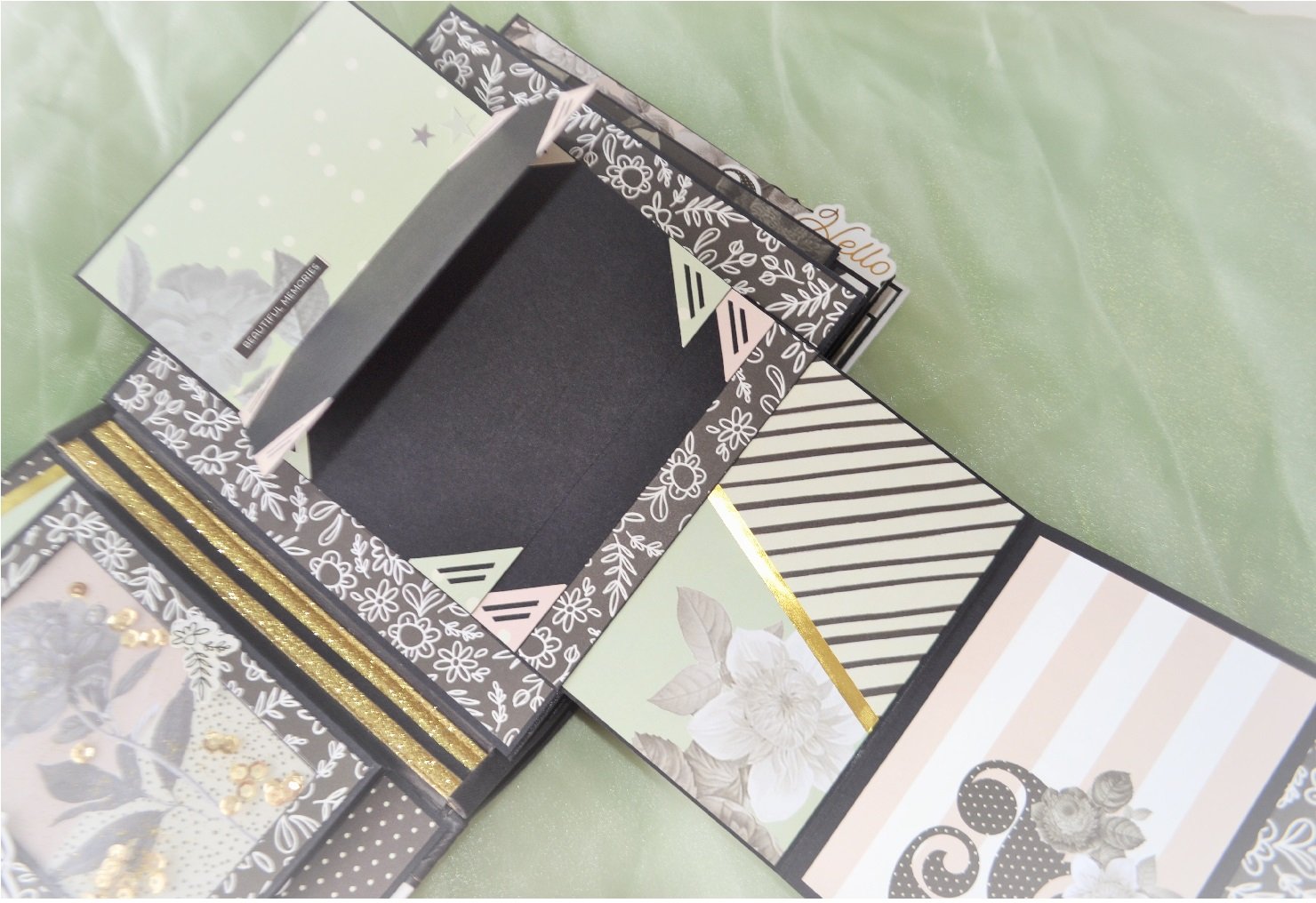 СВАДЕБНЫЙ ФОТОАЛЬБОМ СВОИМИ РУКАМИ / Страница №2 / СКРАПБУКИНГ