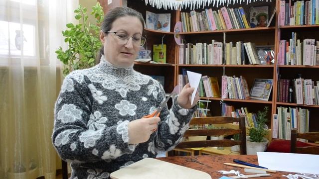 Мастер-класс "Так родилась снежинка"