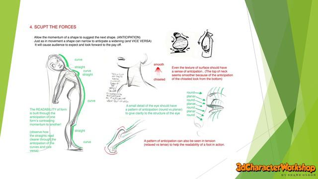 [ZBrush] Module 2 - Character Design - 5. Staights Against Curves