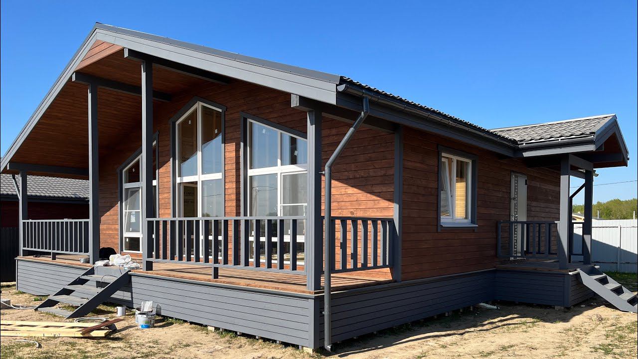 Проект «Шале с террасой» от компании Эпоха Групп. Дом под ключ от застройщика.