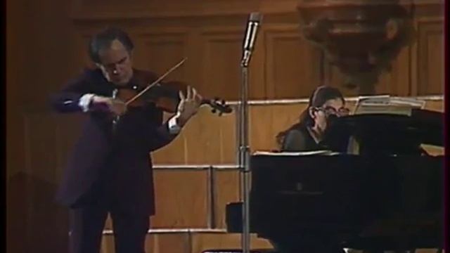 Григ. Соната для скрипки и фортепьяно n. 2 соль мажор соч. 13. Исп. Леонид и Нина Коганы