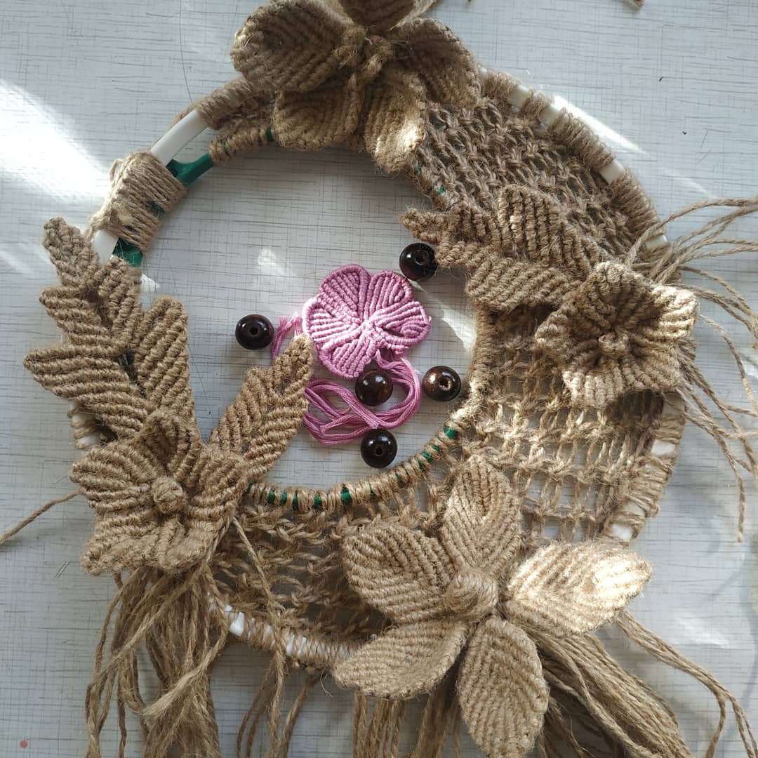 Макраме курс."Цветы и композиции".Плетение цветов. Макраме начинающим. #плетение #цветы #макраме