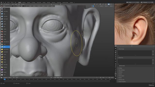 Creating a Hero Weapon for Games - Часть 6 - Face Design