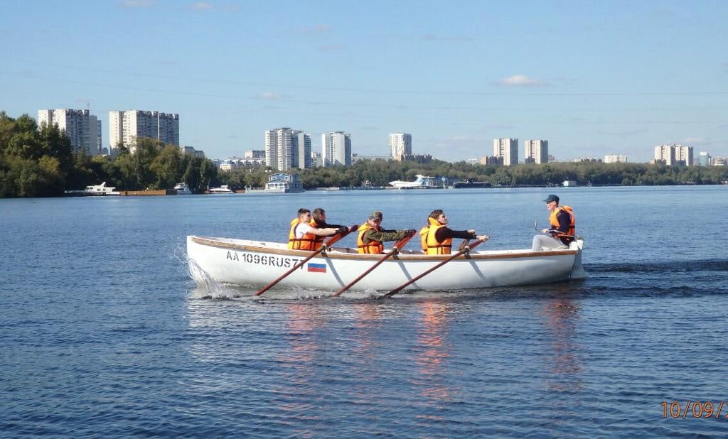 Первое место в Финальных соревнованиях по гребле на шлюпках среди команд СПО г. Москвы!