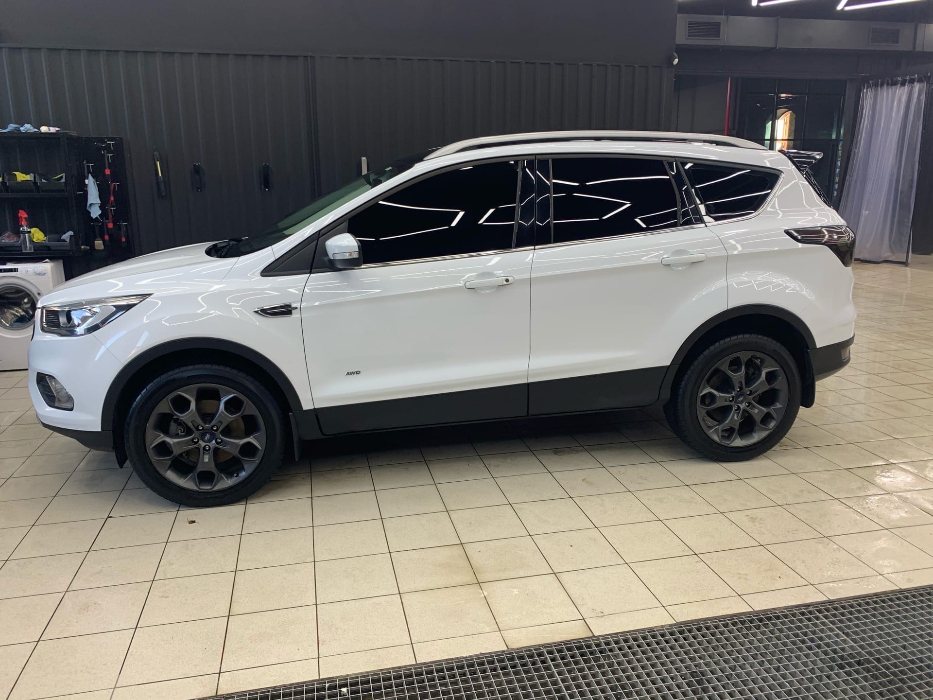 Ford Kuga 2 - чистка дроссельной заслонки дв 2.5л