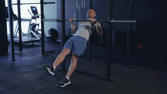 Австралийские подтягивания на одной ноге_ Single leg australian pull up