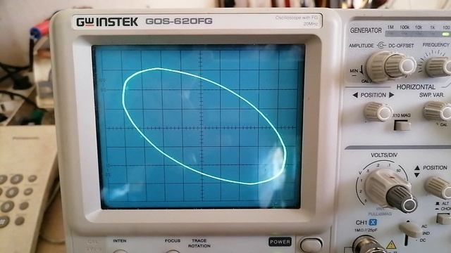 Фигуры Лиссажу на осцилографе  - О