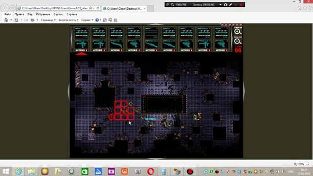 Aliens: The Board Game, N\A, PC. Прохождение одной из миссии игры на Flash.