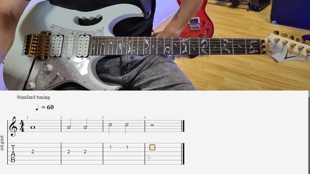 Теория для гитариста. Запись нот. Целая, половинная, четверть.