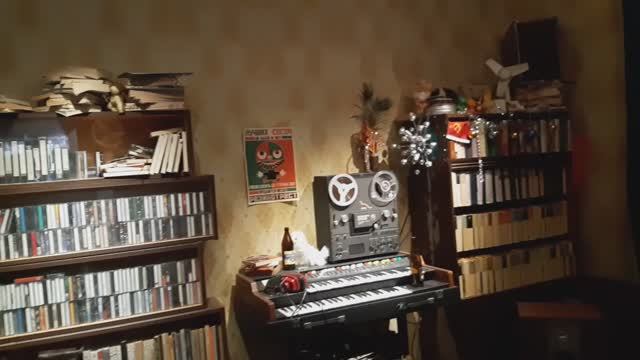 Инсталляций квартиры - группа Гражданская Оборона - студия звукозаписи.