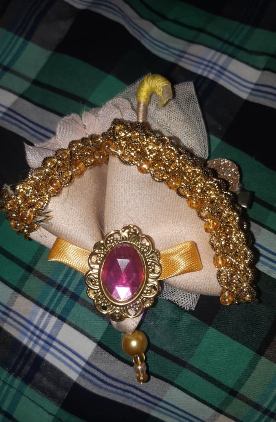 Брошь "Зонтик": мастер-класс