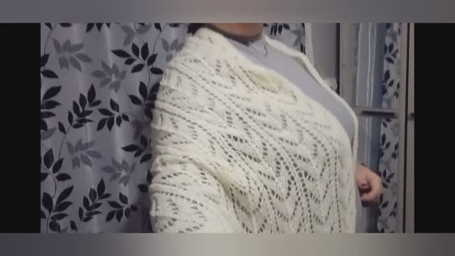 Палантин спицами. Описание. Архив от 09.12.2021г.