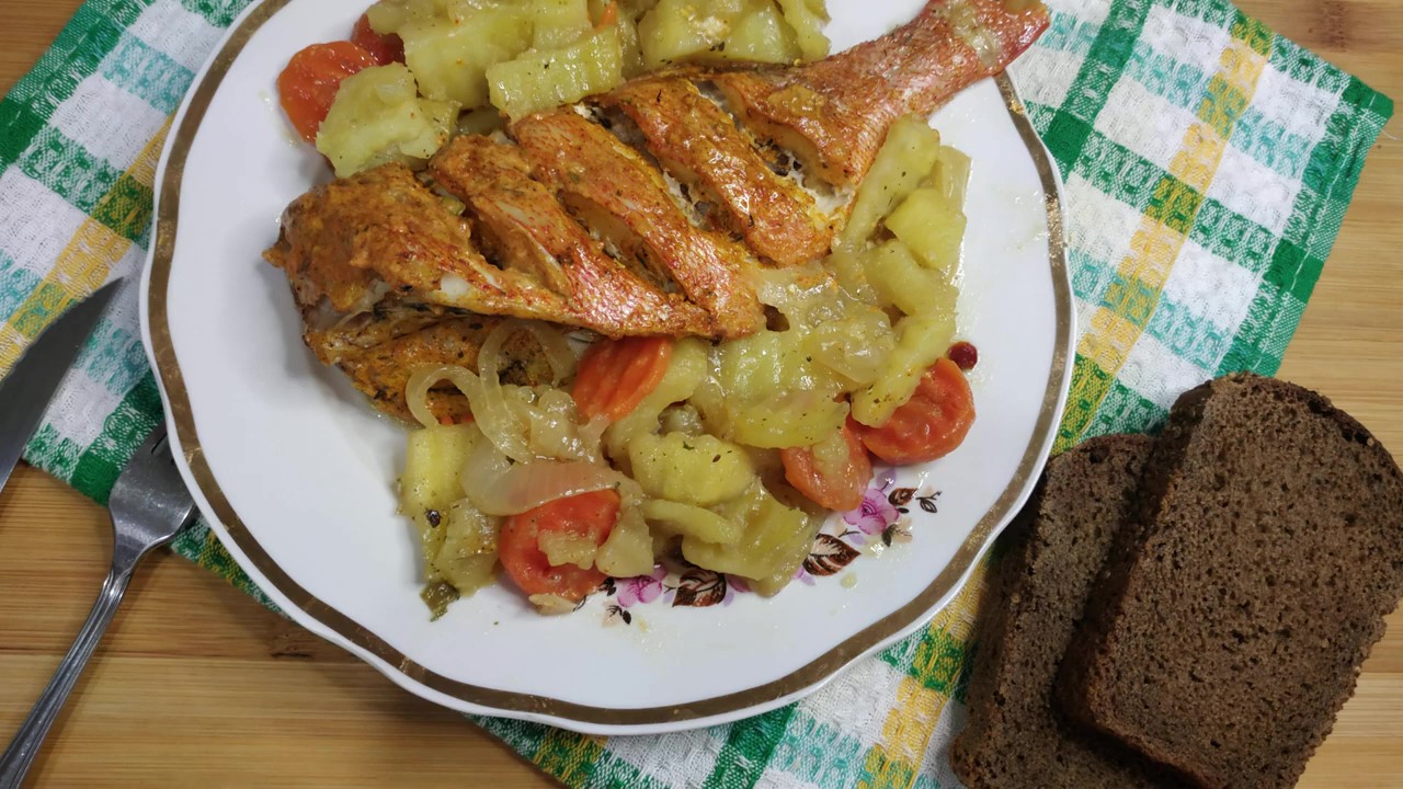 Рецепт Приготовления Морского Окуня в Духовке