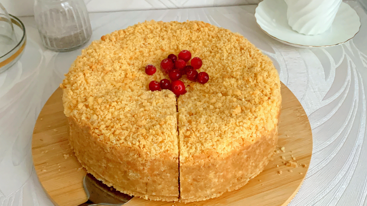 Чизкейк с Печеньем в начинке и белым шоколадом