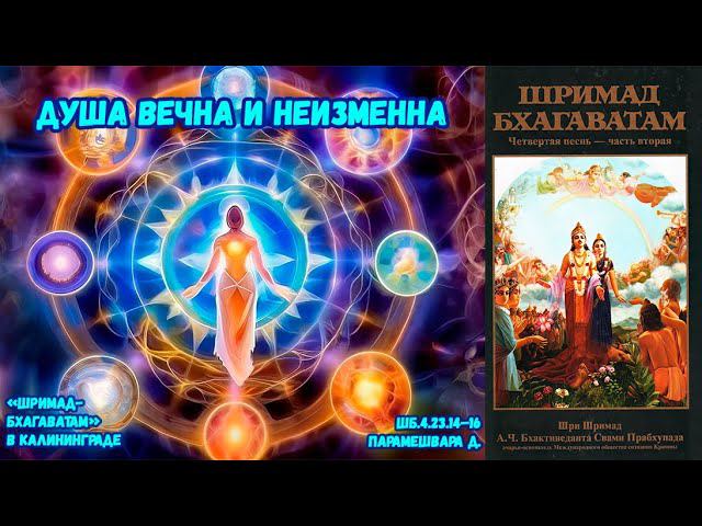Душа вечна и неизменна. Парамешвара д. ШБ.4.23.14–16