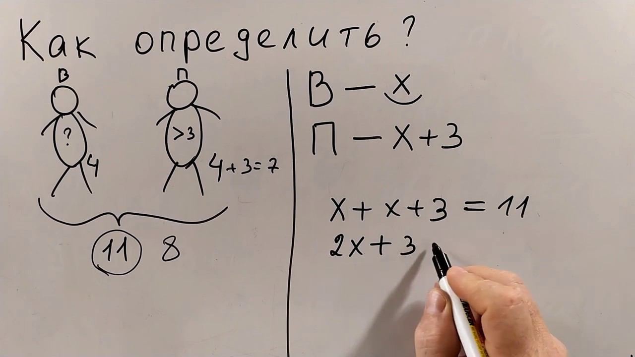 Задачи на составление уравнений (5, 6 классы)