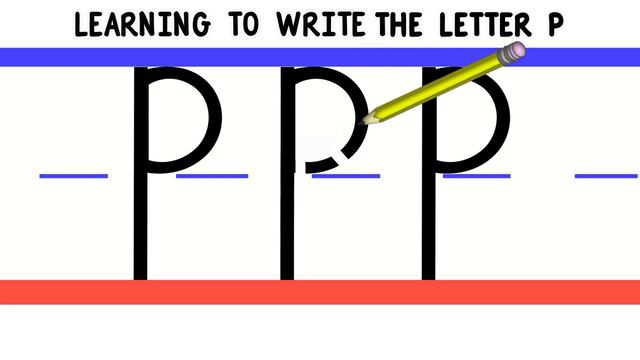 Write the Letter P