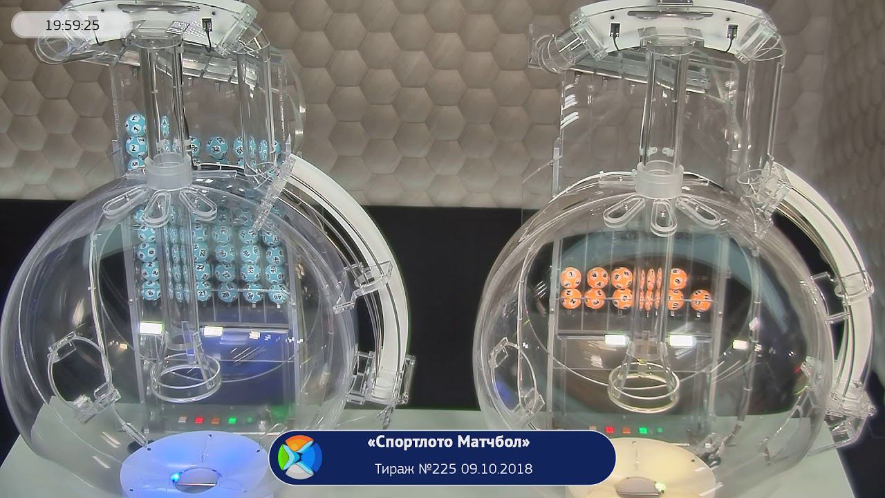 Столото представляет | Лотерея «Спортлото Матчбол». Тираж №225 от 09.10.2018 г.