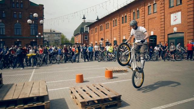 Отчетный видеоролик о велопараде в Туле