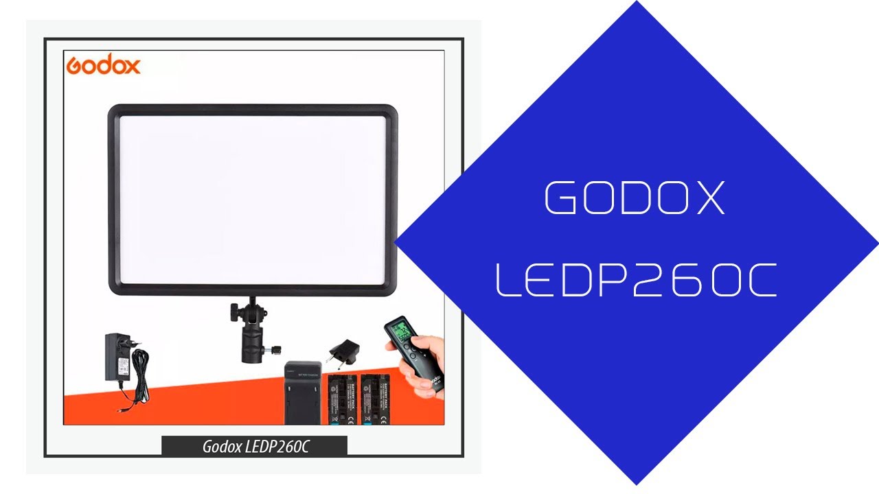 Осветитель светодиодный Godox LEDP260C накамерный