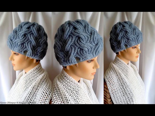 ✔ ВСЕГДА ВЯЖУ НА ЗИМУ ЧУЛОК!!! "REAL" ЗИМНЯЯ ШАПКА-ЧУЛОК СПИЦАМИ ✔ МАСТЕР КЛАСС