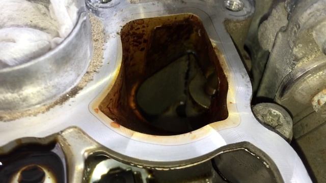 Skoda Octavia A5. Осмотр под маслоотделителем