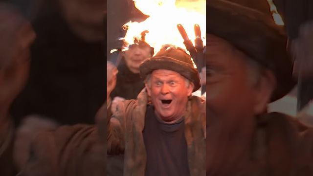 He's throwing knives at his MOM! 🔥