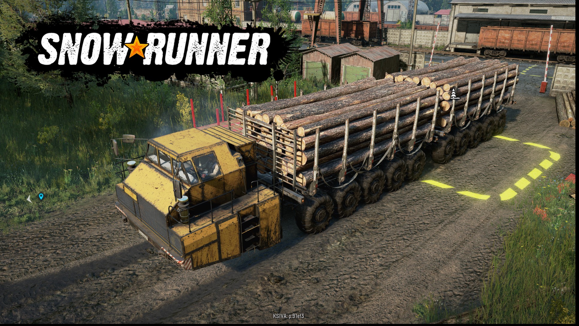 МЕГА транспортировка бревен (SnowRunner)