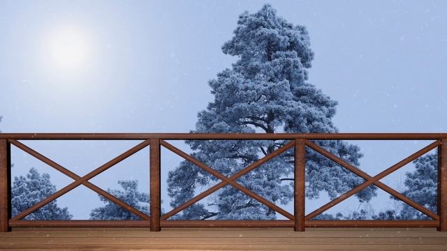 Зимний лес. Релакс для снятия усталости. Лёгкие гитарные композиции звучат для Вас. 2 часа