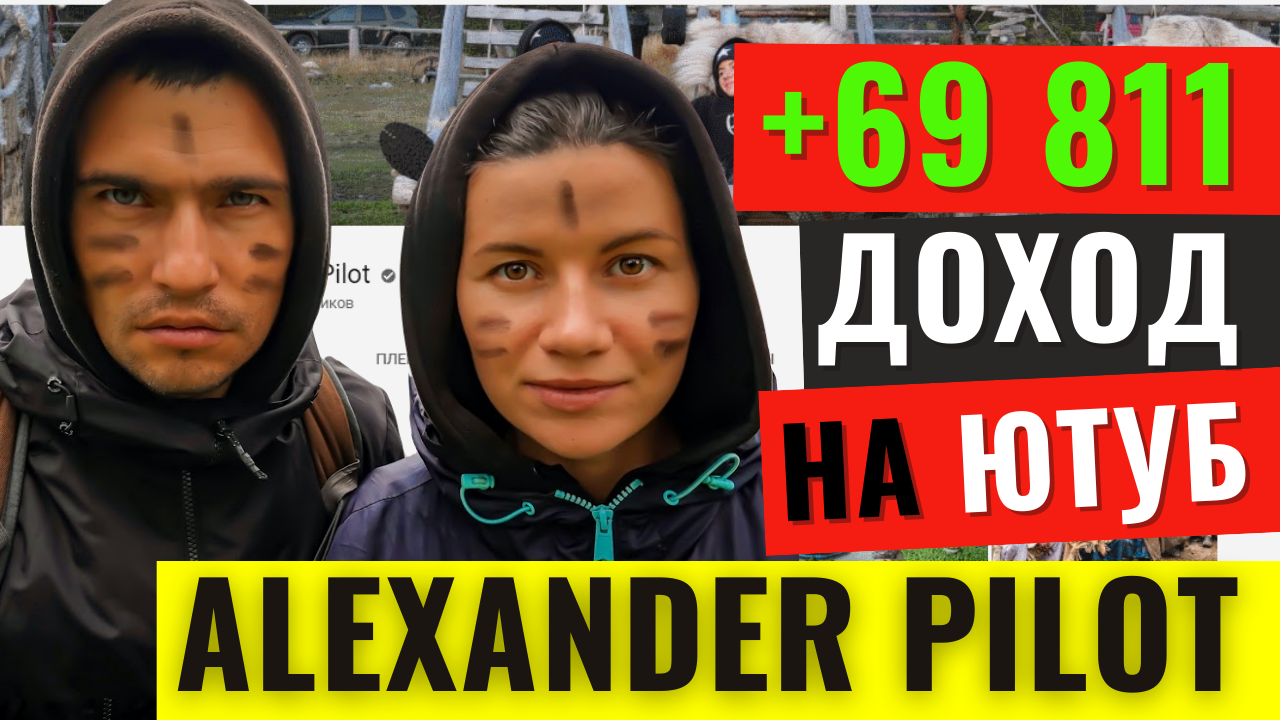 Канал Александр Пилот на Youtube. Сколько зарабатывает канал? Итоги за год.