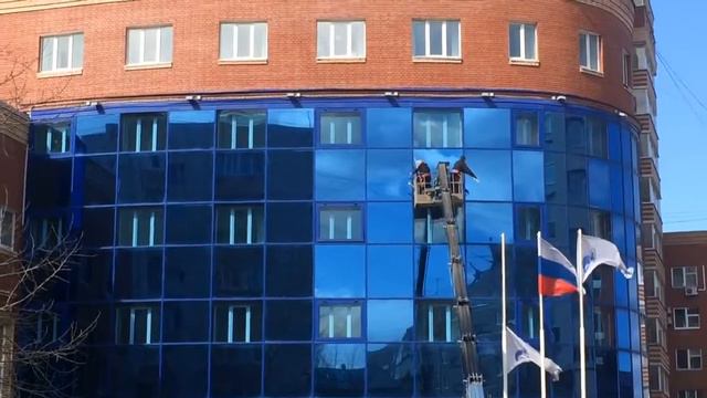 Газпром межрегионгаз г. Пермь мойка фасада