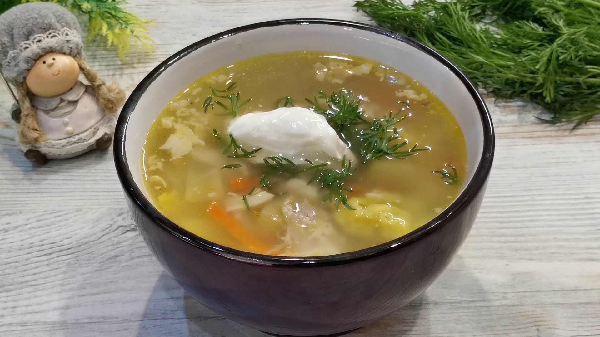 Очень аппетитный КУРИНЫЙ СУП С КЛЕЦКАМИ!