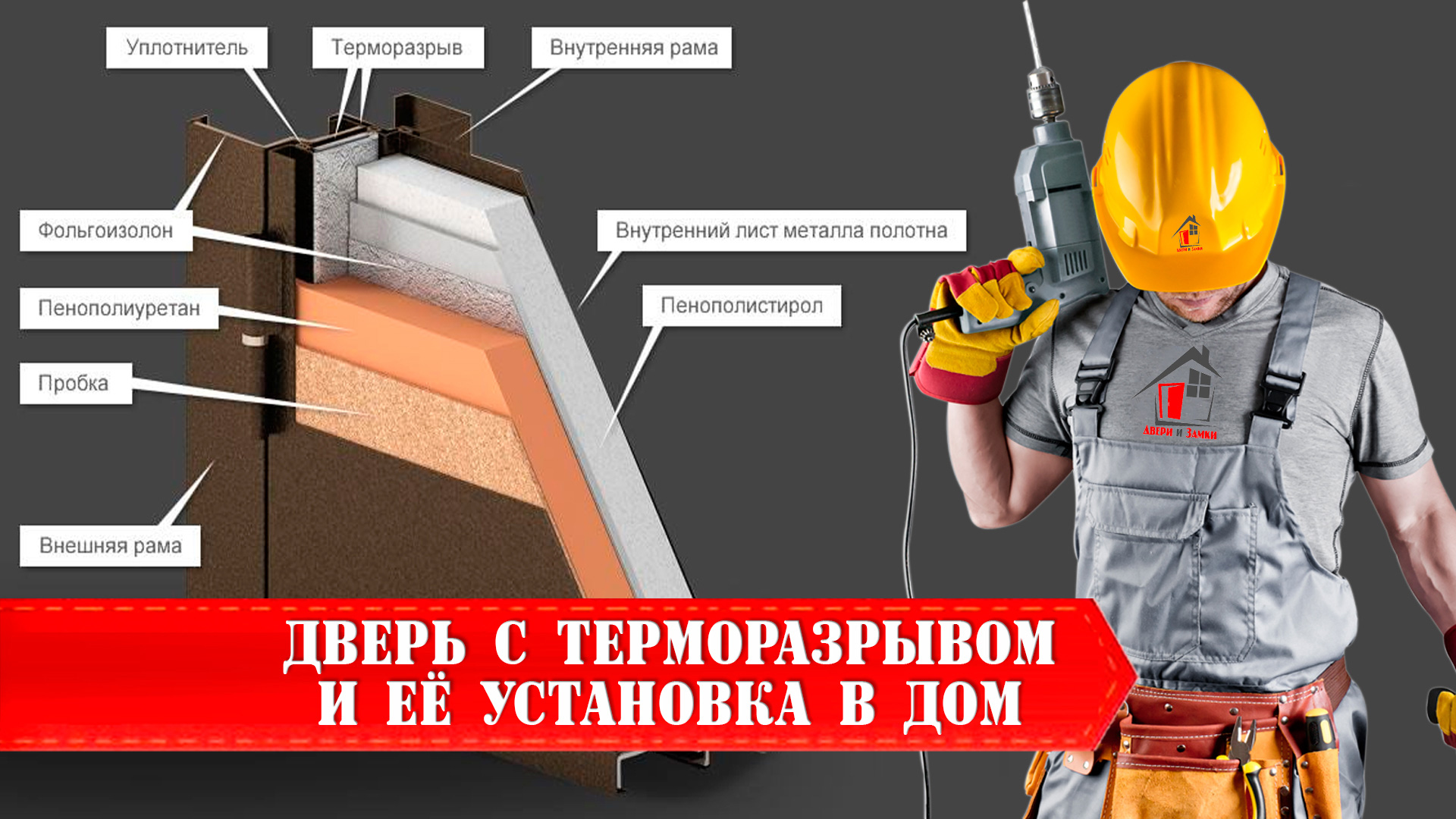 Дверь с терморазрывом и её установка в частный дом