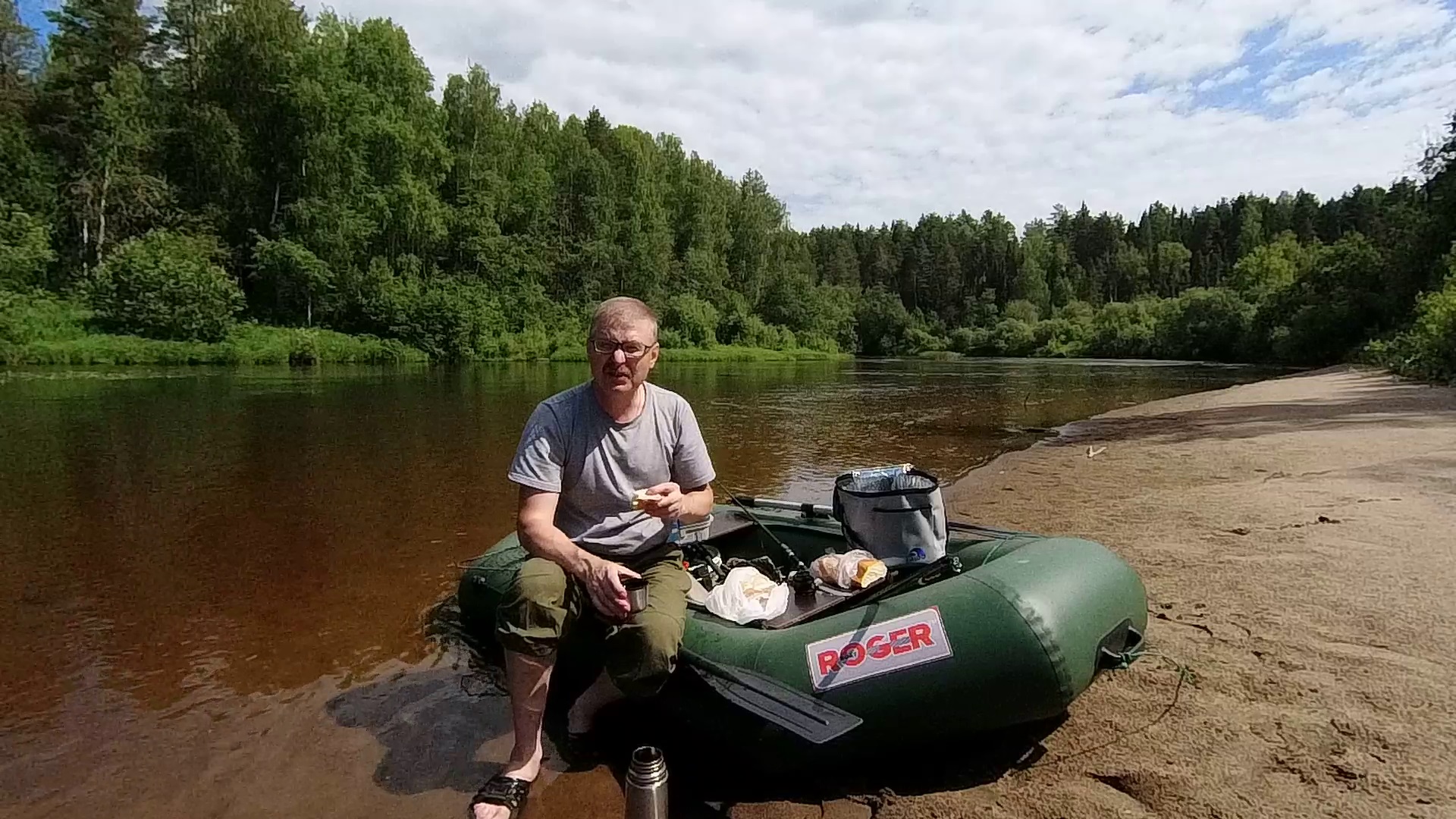 Рыбалка сплавом по реке Белая Холуница с ночёвкой. Щука, окунь.
