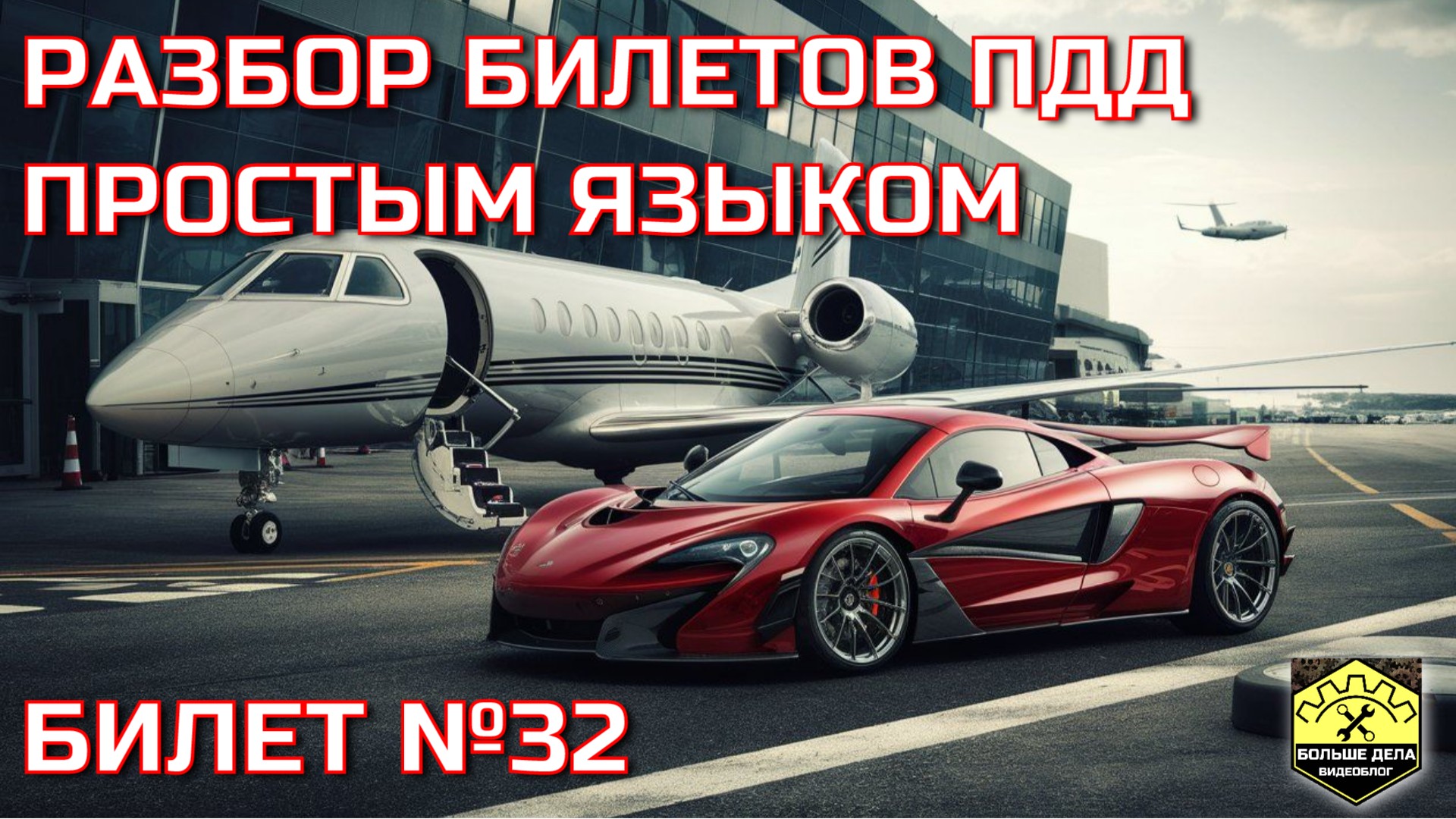 Билет 32 Экзамен ПДД кат. ABM от ГИБДД