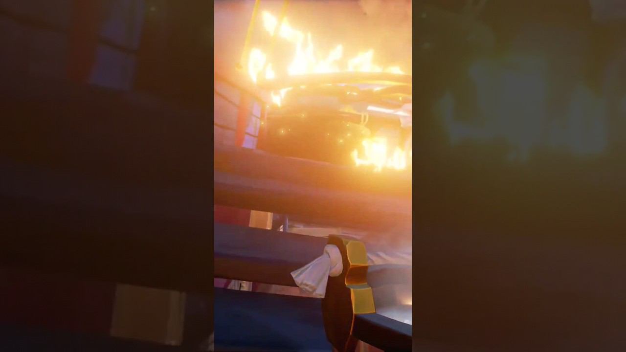 Зачем он воду выпил?У пирата штора горит #seaofthieves