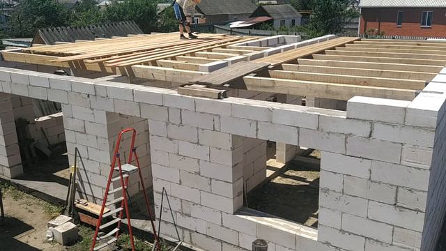 Готовлю черновой пол второго этажа