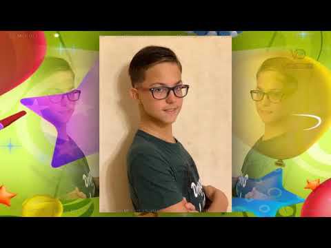 Поздравление сыну с днем рождения 14 лет. Слайд-шоу из фото и видео.