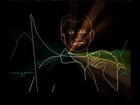 Лазерное шоу рыболов охотник