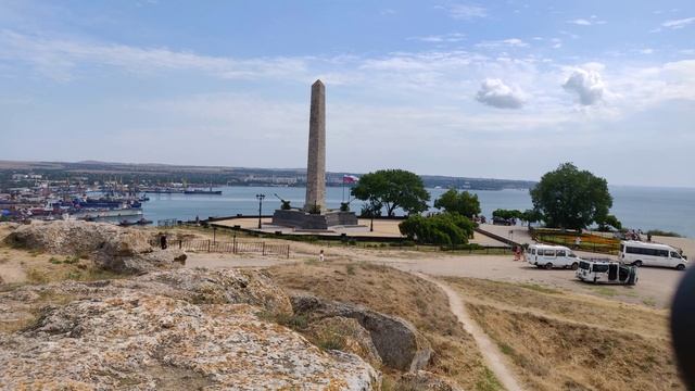 Вид с горы Митридат в Керчи