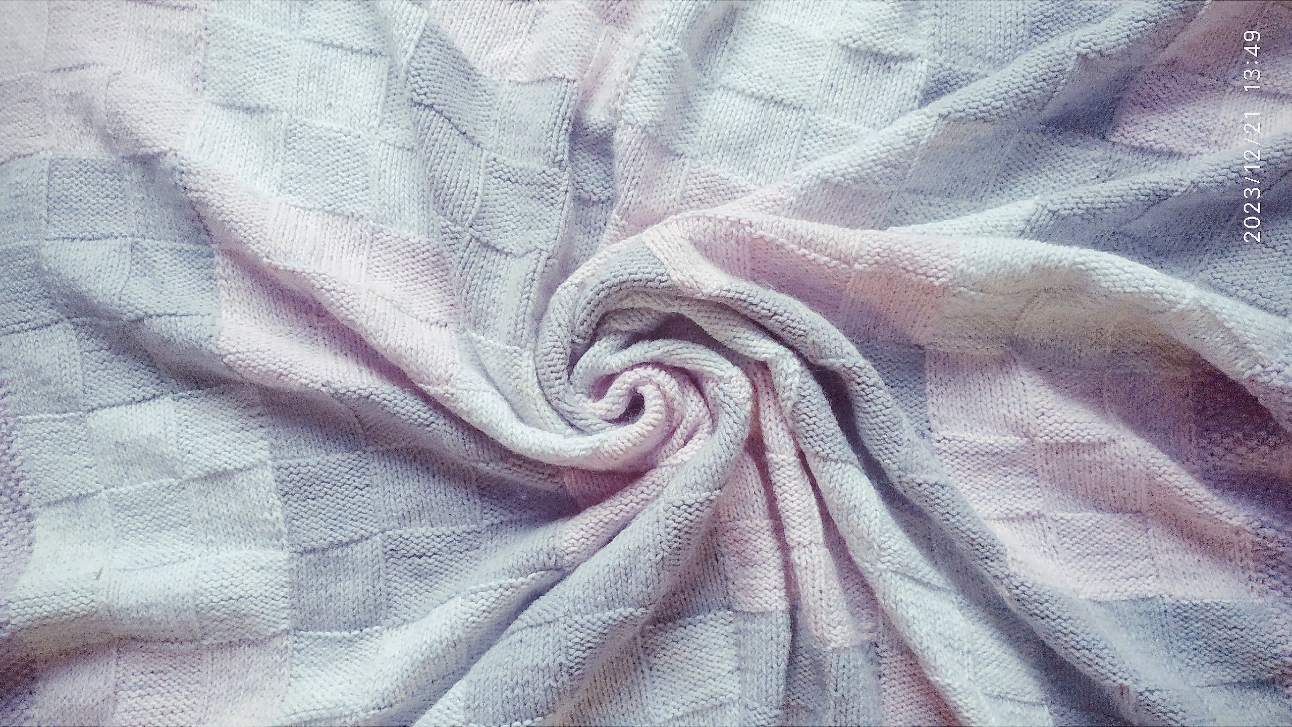 ИНТАРСИЯ || Как вязать | Плед интарсией