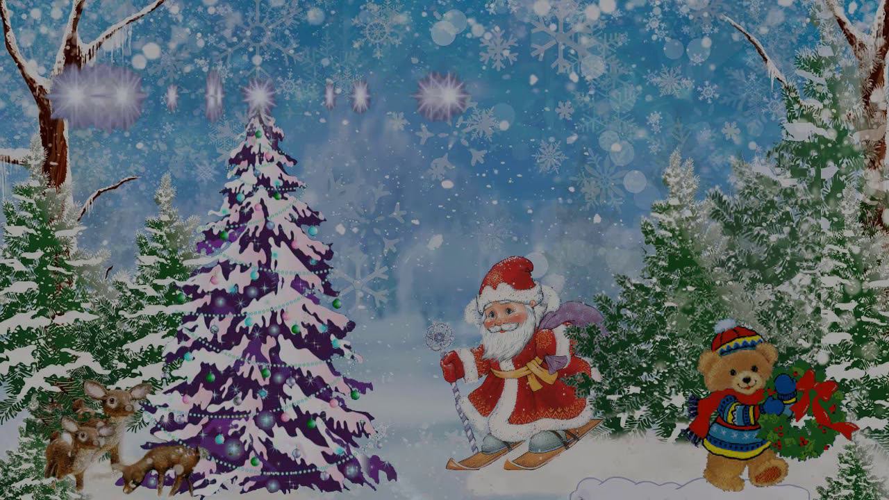 Футаж Праздник в лесу