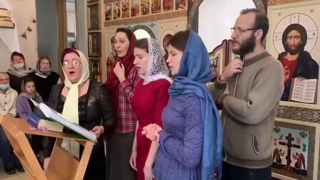 7 января 2022 года в храме Владимирской иконы Божией Матери г. Барнаула