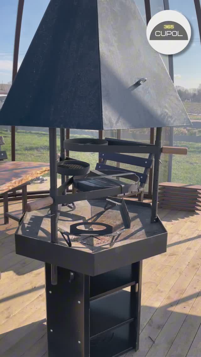 Купол с грилем в Калининграде