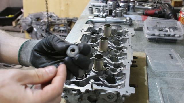 ГБЦ ниссан, регулировка и ремонт