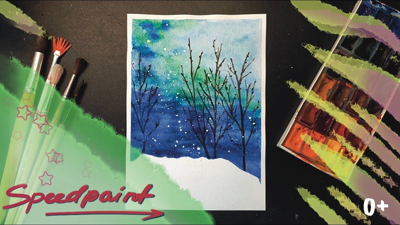 Speedpaint. Акварель. Watercolor.